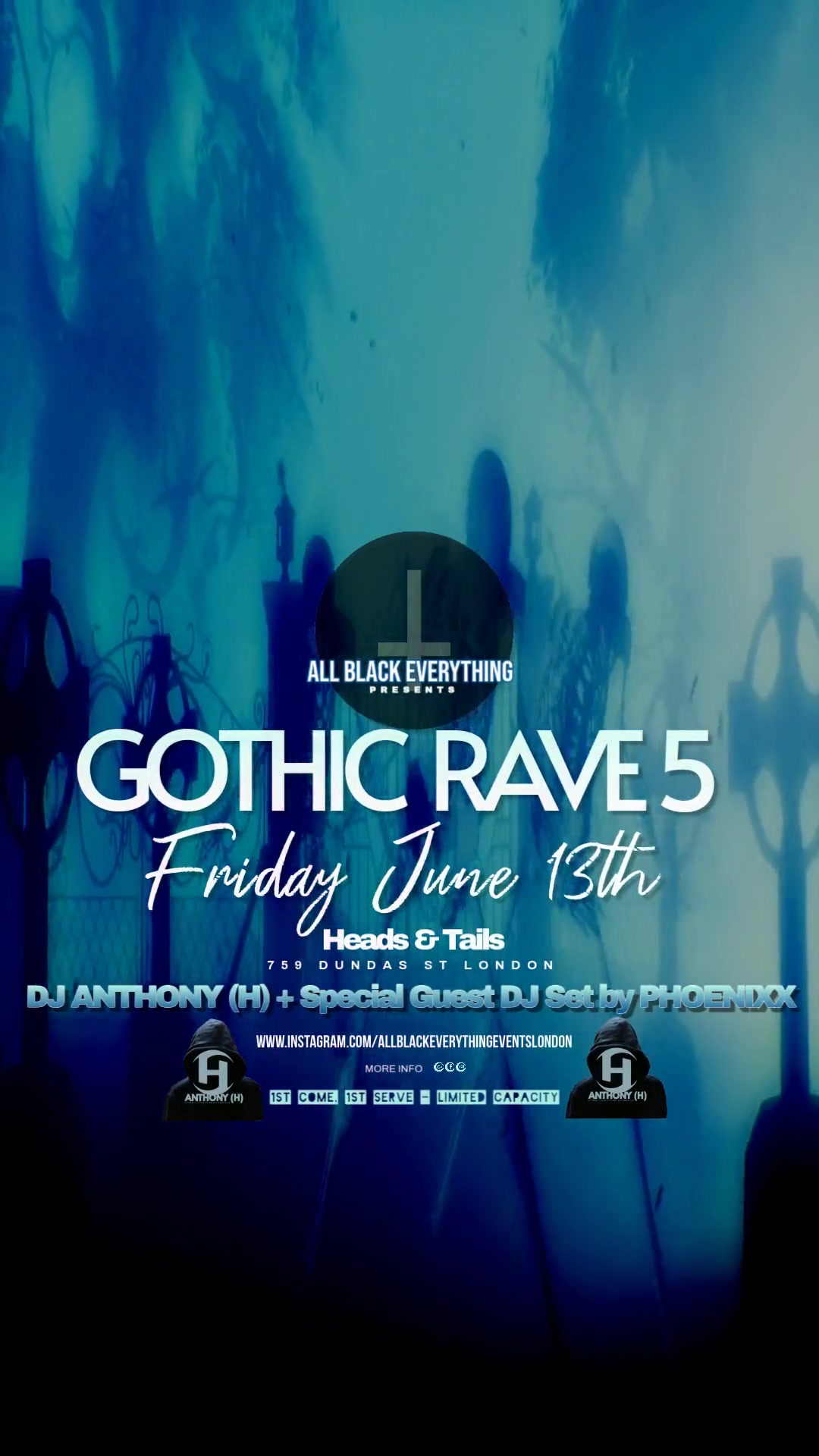 GOTHIC RAVE 5 feat Anthony (H) + Phoenixx at H&T | Simpli