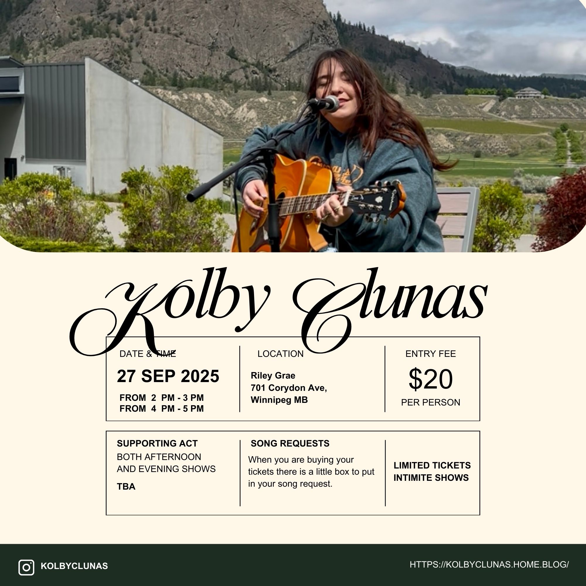 Kolby Clunas LIVE at Riley Graes | Simpli